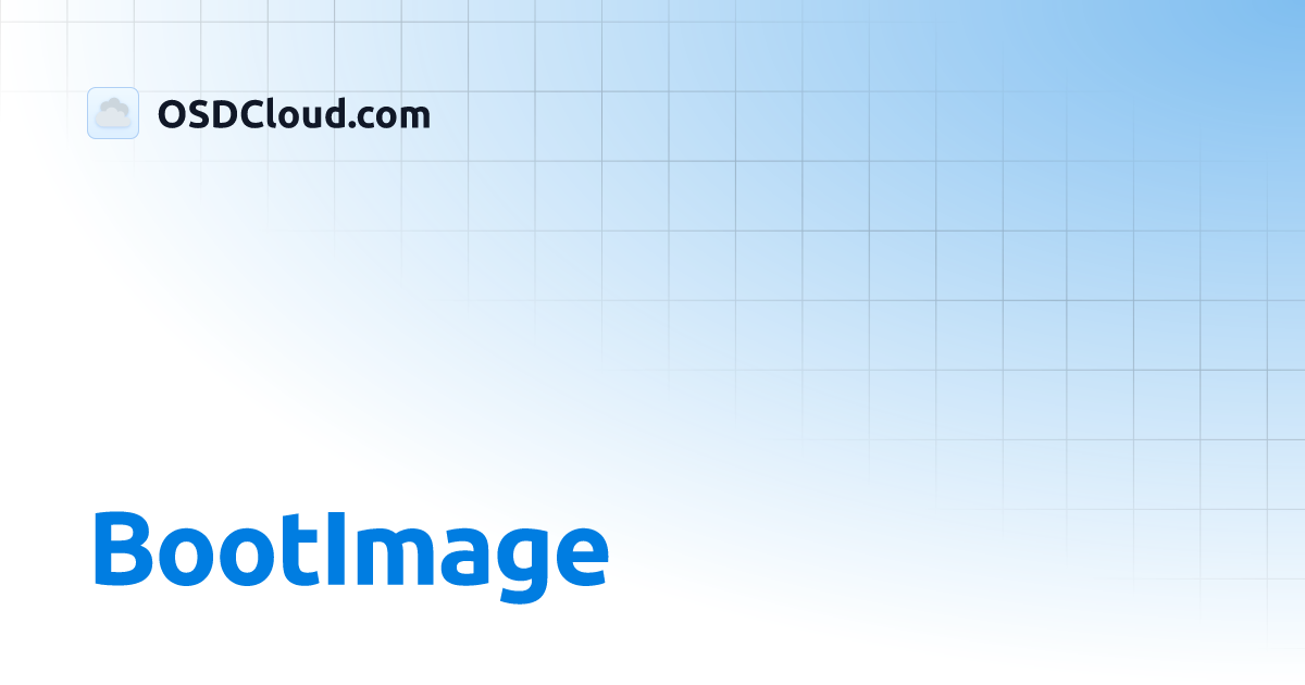 BootImage | OSDCloud.com